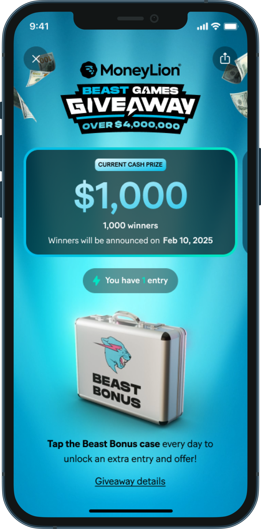 MoneyLion is Giving Away Over $4 Million in the Beast Games Giveaway!